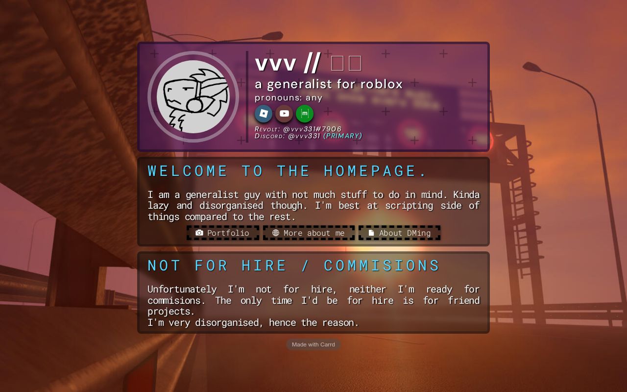 portfolio of the vvv